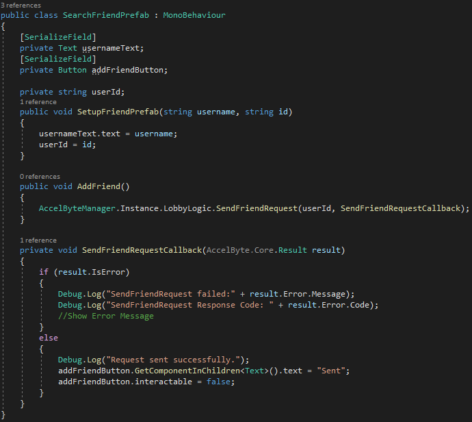 SDK Guide — Friends System - AccelByte