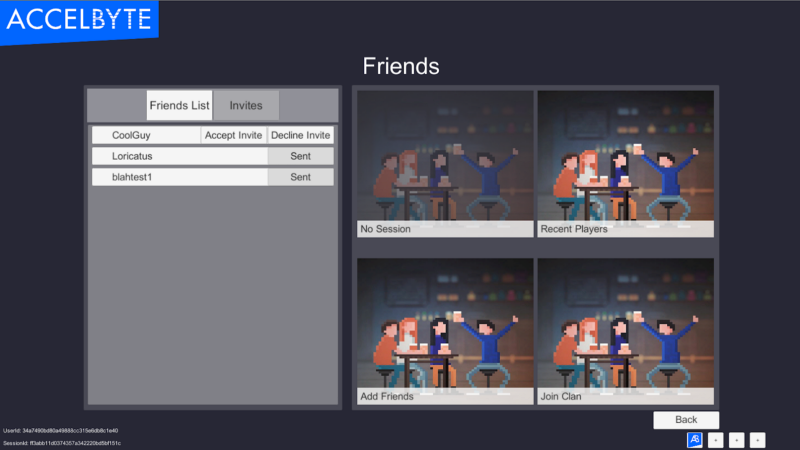SDK Guide — Friends System - AccelByte