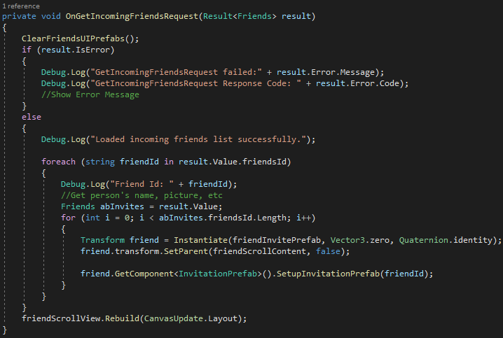 SDK Guide — Friends System - AccelByte